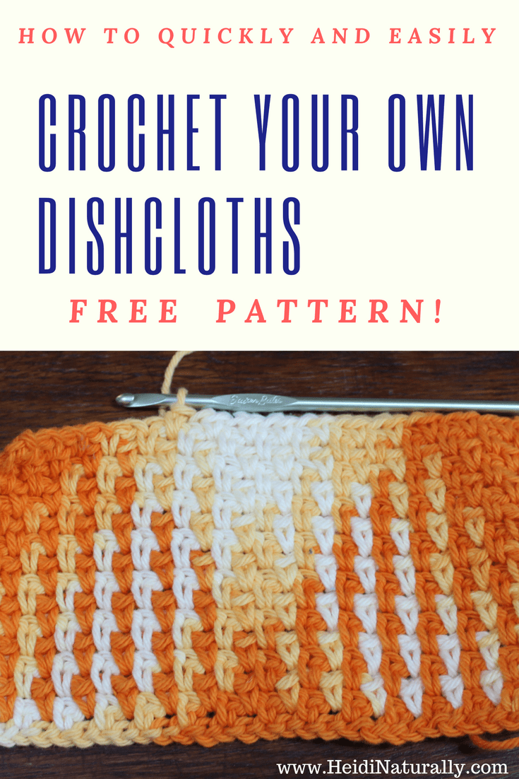 How To Quickly And Easily Crochet Your Own Dishcloths