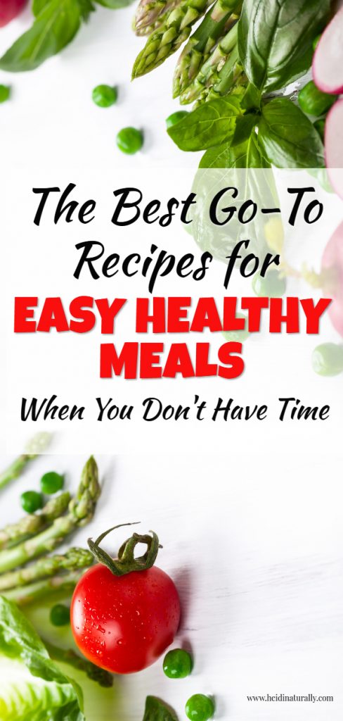 Easy Healthy Dinner Ideas - Tips for Busy Families Who Think They Don't ...