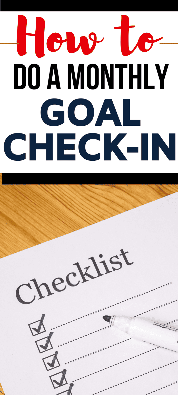 How to Do a Monthly Goal Check In - Heidi Naturally